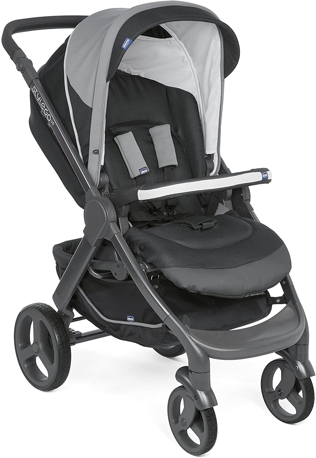 Chicco StyleGo Up Crossover Stroller JET BLACK - The Mommy Club Shop
