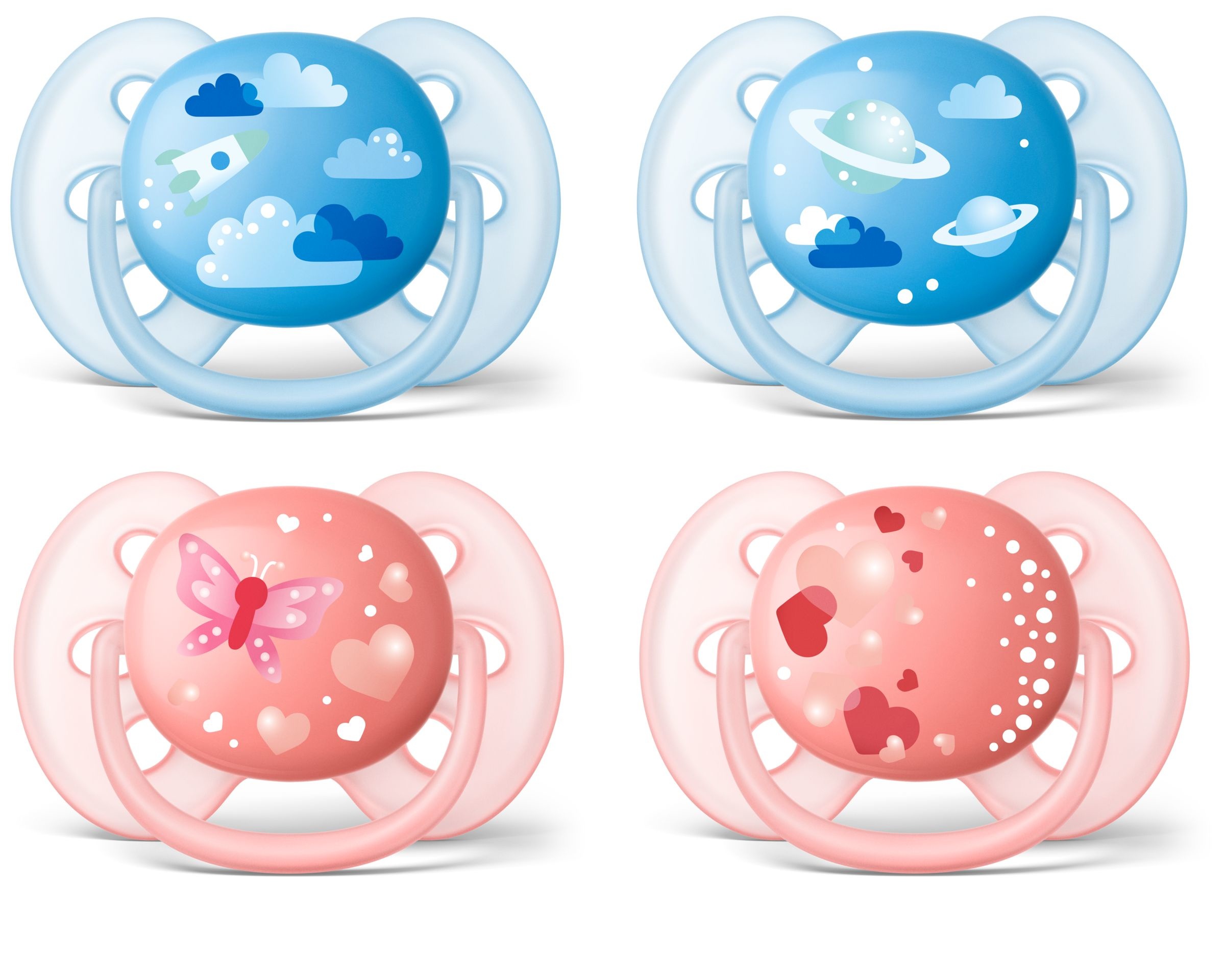 Philips Avent Ultra Soft Pacifier 6-18 M 2Pk - The Mommy Club Shop